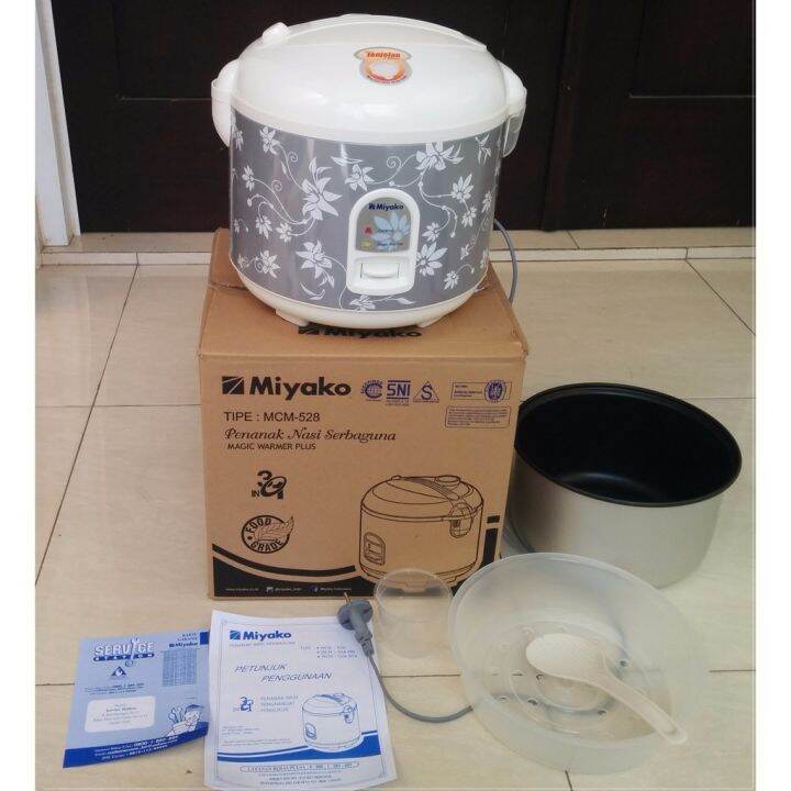 MIYAKO RICE COOKER/MAGICOM MCM-528/PEANAK NASI SERBAGUNA/RAJA ...