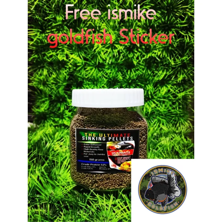 The Ultimate Sinking Pellets 150 Grams for Goldfish | Lazada PH