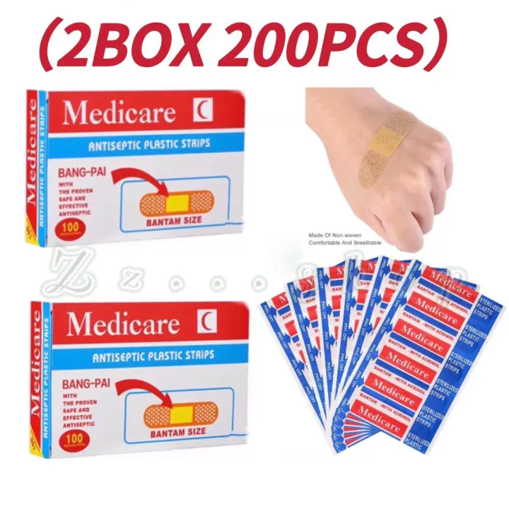 Medical Plaster Strips Adhesive Antiseptic Bandage Band Aid First Aid ...