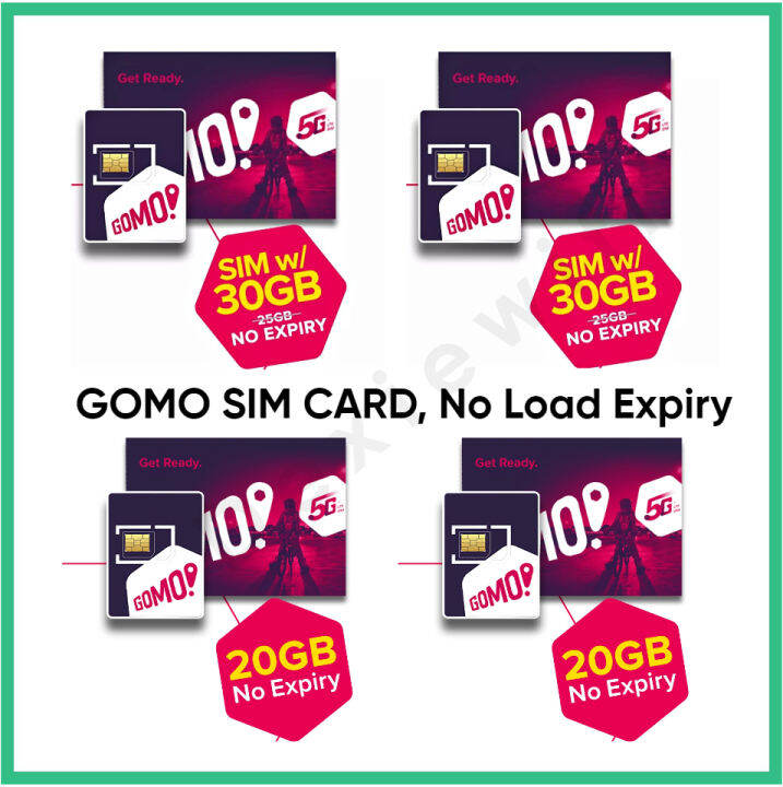 Gomo sim with No Load Expiration - 30GB No Load Expiry - Unli for 1 month | Lazada PH