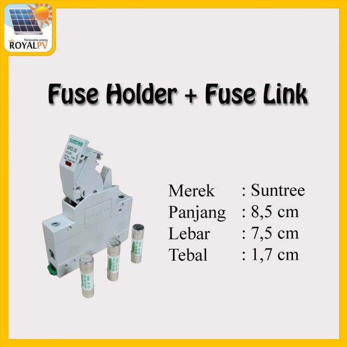 DC FUSE LINK 15A,20A & 32A + HOLDER SUNTREE SRD-30 1000V 30A Stock ...
