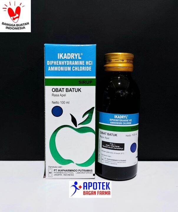 IKADRYL OBAT BATUK SIRUP 100 ML | Lazada Indonesia