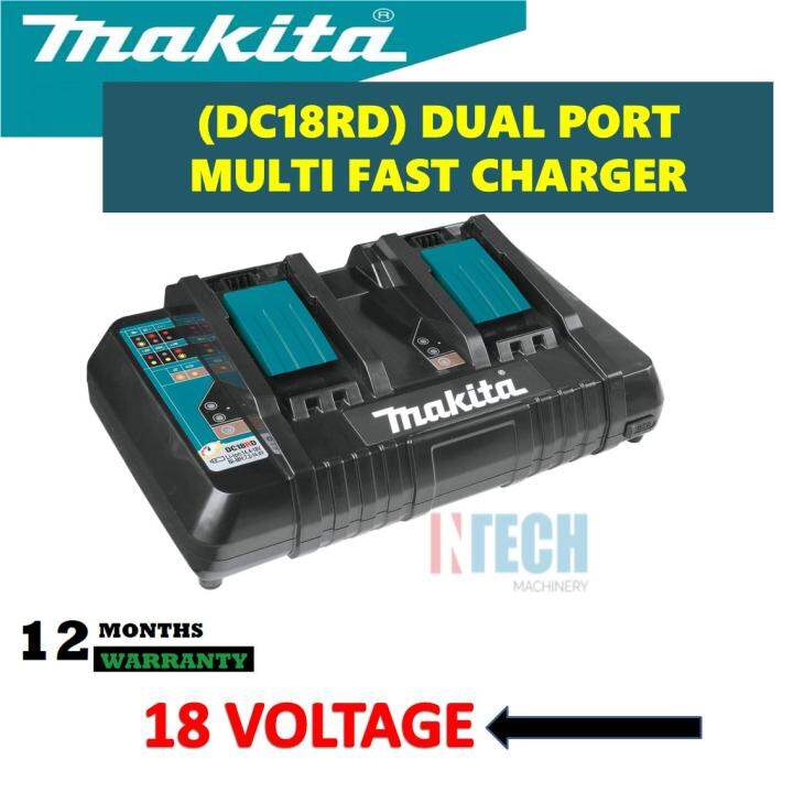 MAKITA DC18RD MULTI FAST DUAL PORT CHARGER | Lazada
