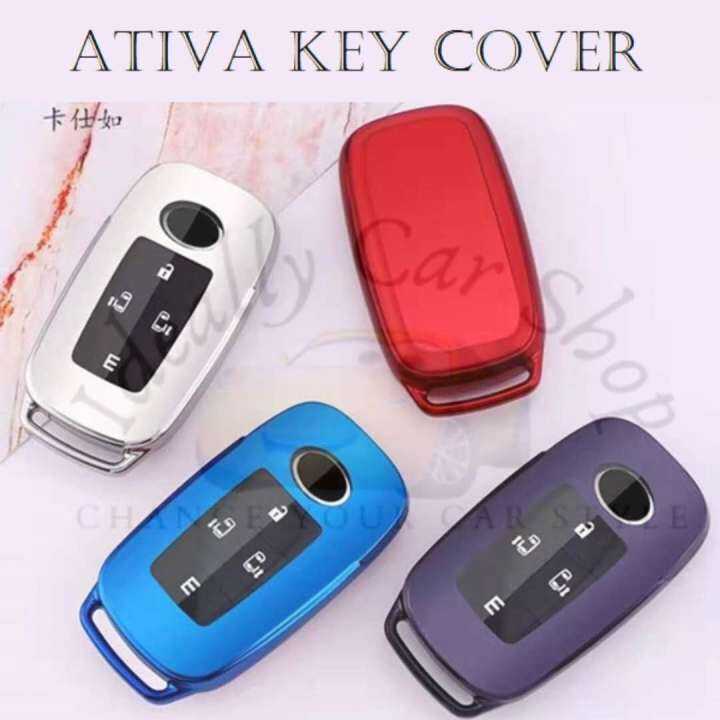 Perodua ATIVA MYVI ALZA 2022 Chrome Reflection TPU Car Key Cover ATIVA ...