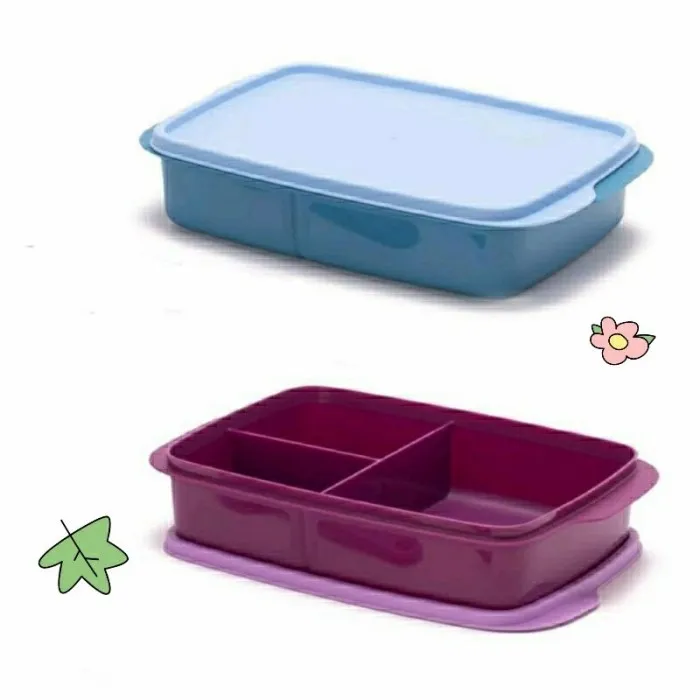 Tupperware cool teen lunch box (1) biru atau ungu - Biru(G2V2) lunch ...