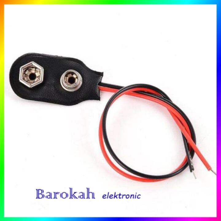 Konektor 9v Socket Kancing Baterai Kotak 9 Volt Soket plus Kabel ...