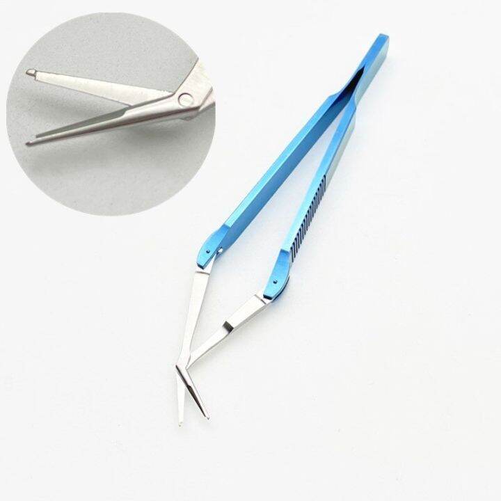 Ophthalmology Scissors Lens Removing Scissors 115Mm Long Titanium Stainless Steel Eye Scissors ...