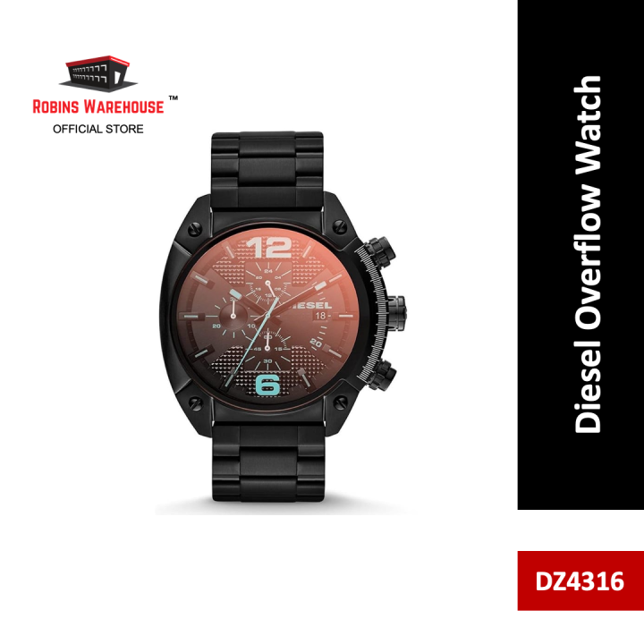 Diesel Overflow Stainless Steel Watch DZ4316 | Lazada
