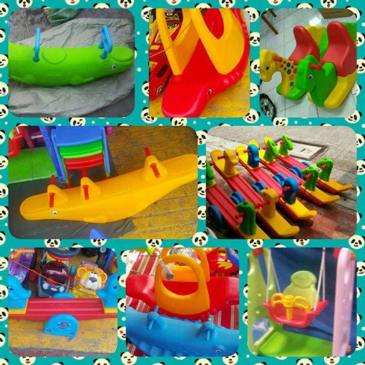 Kids seesaw Long Blue Elephant horse giraffe Crocodile | Lazada PH