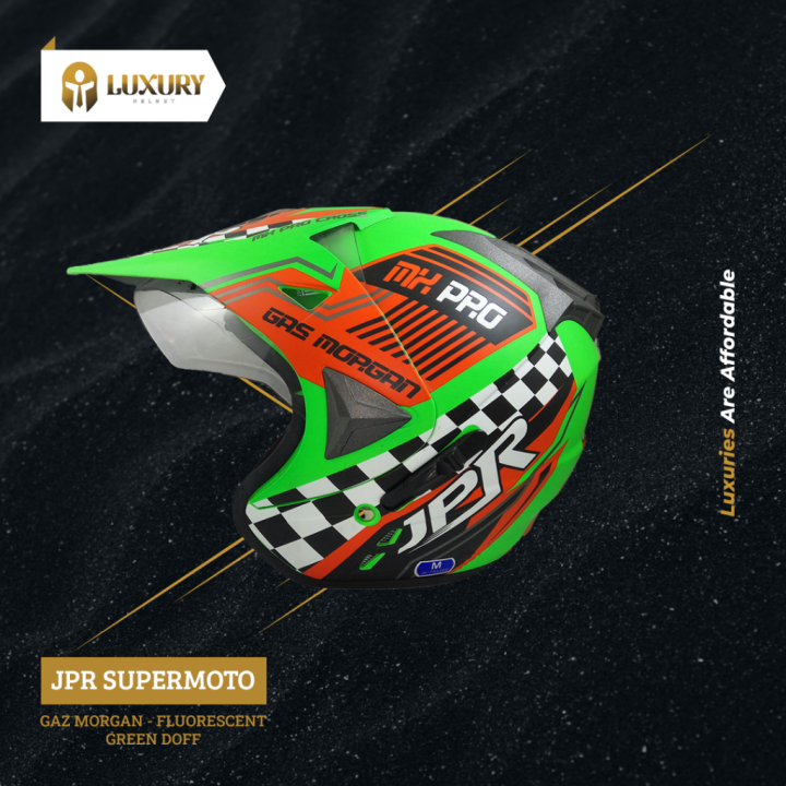 Helm JPR SUPERMOTO - MOTIF GAZ MORGAN | Lazada Indonesia