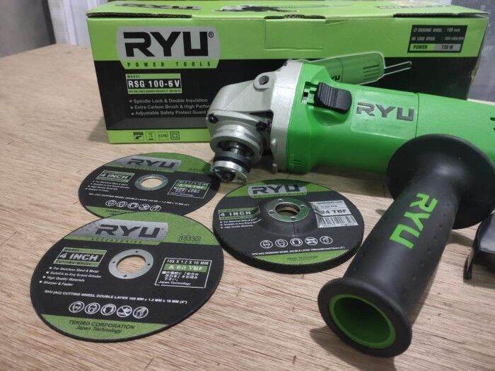 MG - RYU RSG 100 5 V Mesin Gerinda 4" Atur Setel Variable Speed RSG100 ...