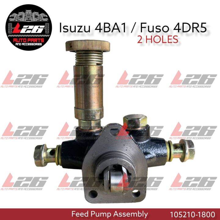 Isuzu 4BA1 / Fuso 4DR5 Feed Pump Assembly 2 Holes 105210-1800 | Lazada PH