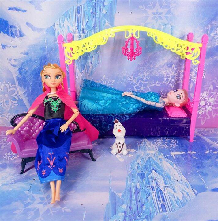Frozen toy Princess Anna Aisha doll set Elsa children's and girls' toys ...