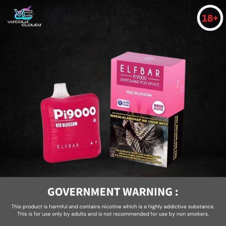 Elfbar Pi9000 Disposable Pod Rechargeable | Lazada PH