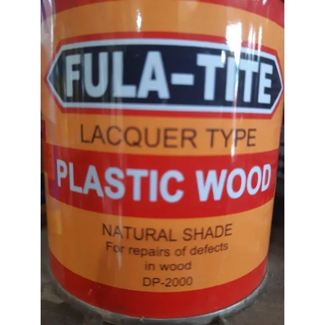 Fedtite Fulatite Plastic Wood Natural Shade 1/4 liter Fula-tite Wood ...