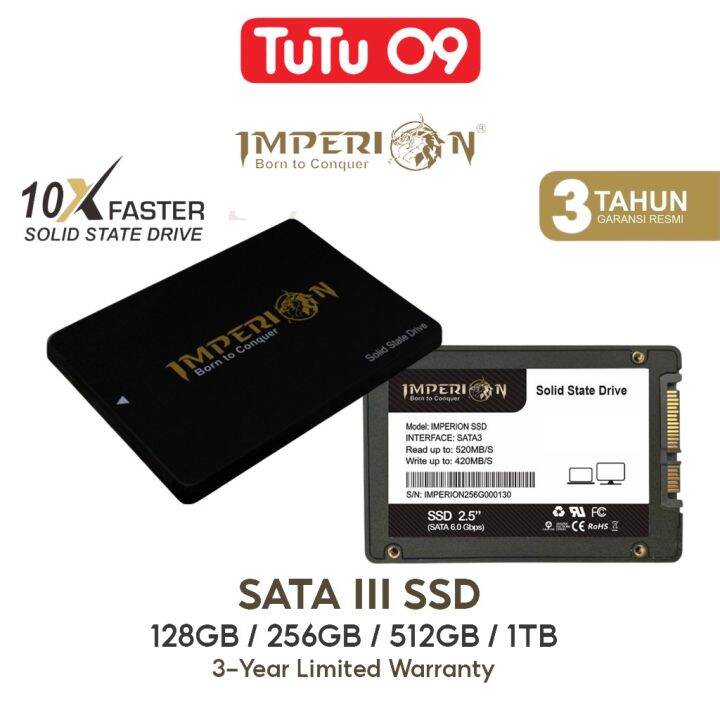 Imperion SSD 2.5" 128GB 256GB 512GB 1TB Internal SATA 3 SSD NAND TLD ...