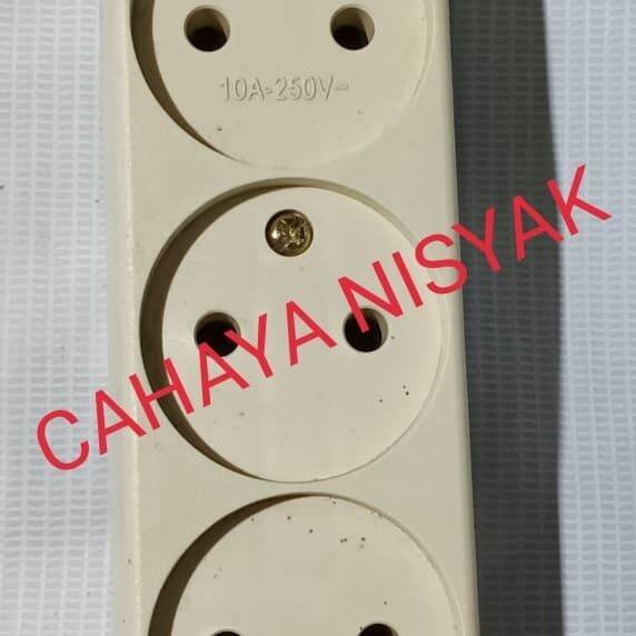 stop kontak uticon gepeng 2 lobang /colokan rata | Lazada Indonesia