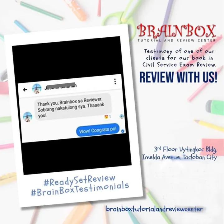 Brainbox Civil Service Reviewer(2022 Edition Mainbook) | Lazada PH