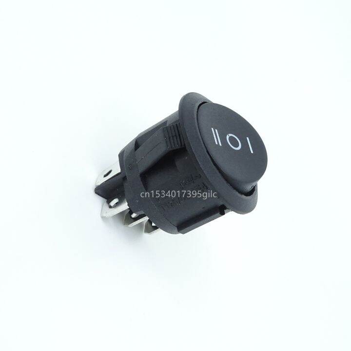 Round three-speed six-pin rocker switch 6-pin 3-speed mechanical rocker ...