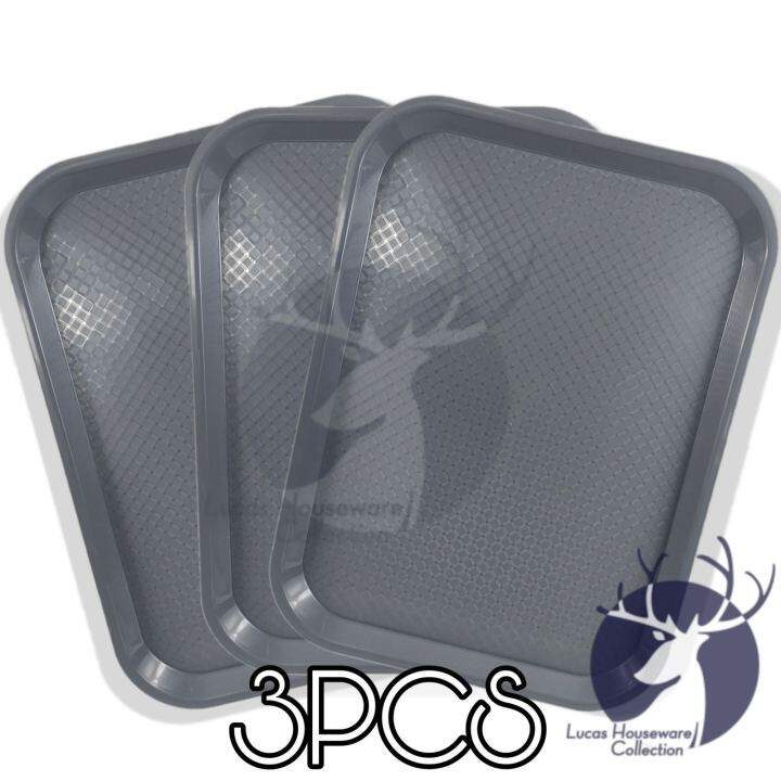 21" PLASTIC FAST FOOD TRAY FRUIT TRAY MULTI-PURPOSE TRAY CANTEEN ...