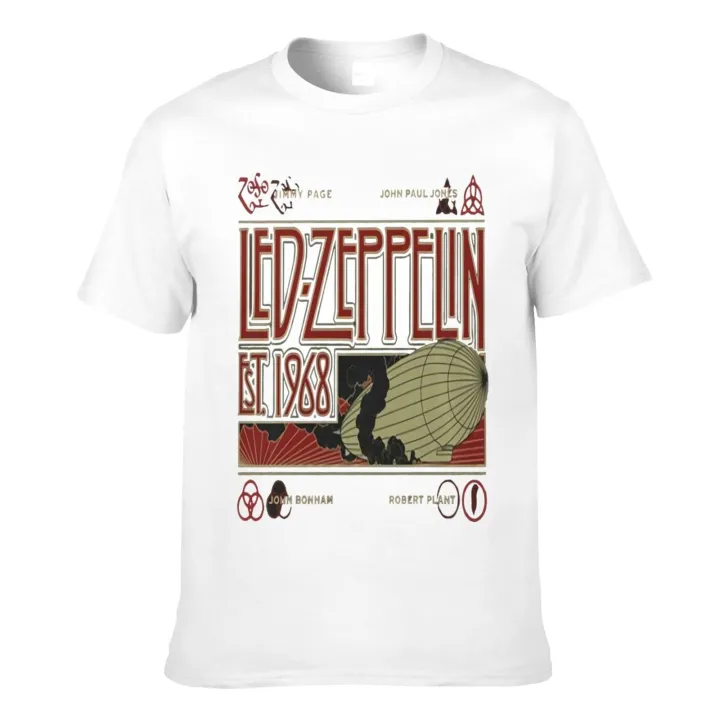 Led Zeppelin Zeppelin Smoke Lizenziert T เสื้อ Tee เสื้อผู้ชาย Funko ...