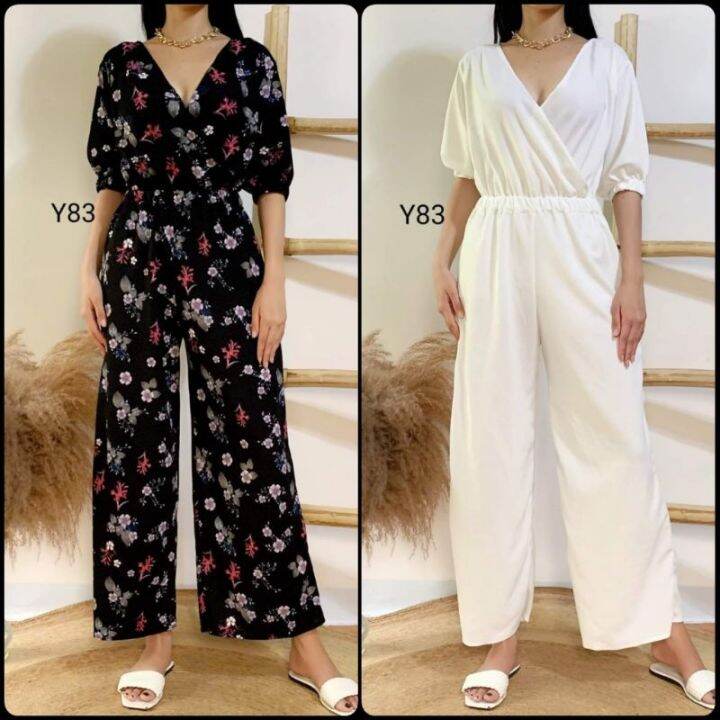 Eula Women's Overlap Jumpsuit / Overall (Fits up to Semi-XL) beautiful | Lazada PH