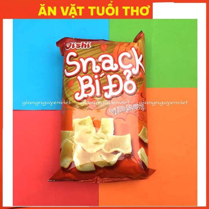 Bim bim Snack Bí Đỏ Vị Bò Nướng 75g Siêu to khổng lồ | Lazada.vn