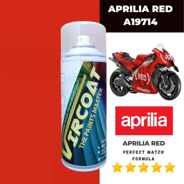 [APRILIA RED A19714] AIKKA VIRCOAT Aerosol Spray 2K DIY Paint /Cat 2K ...