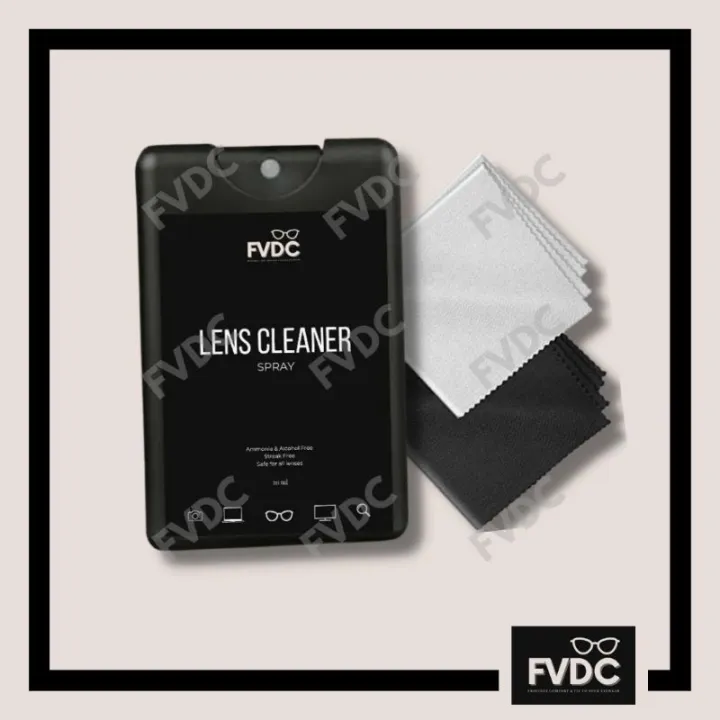 FVDC FOG LESS LENS CLEANER POCKET SPRAY 20ML FOR EYEGLASSES, LAPTOP ...