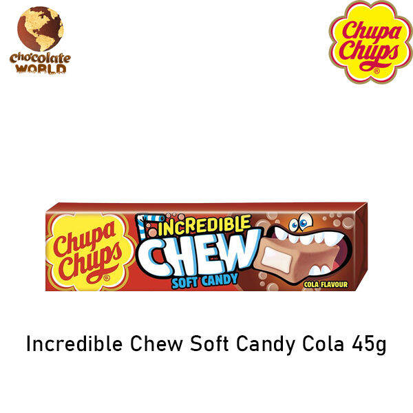 Chupa Chups Incredible Chew Soft Candy Cola Flavour 45g | Lazada