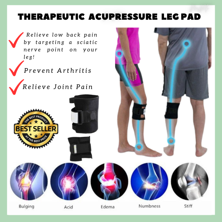 New Therapeutic Beactive Point Pad Leg Back Pressure Brace Acupressure ...