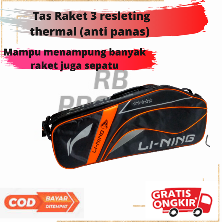 TAS RANSEL RAKET THERMO LN BADMINTON Tas Ransel Raket Badminton Terbaik ...