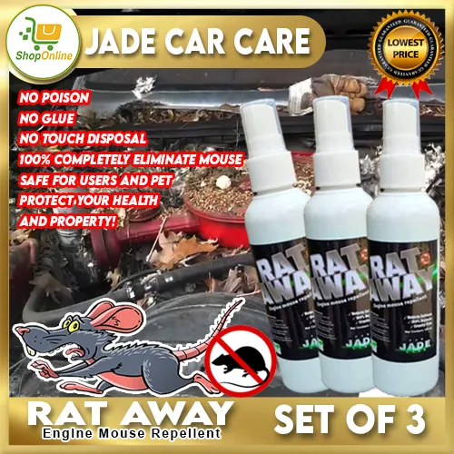 ORIGINAL RAT AWAY SPRAY (120ML) (SET OF 3) PEST CONTROL / ENGINE MOUSE ...