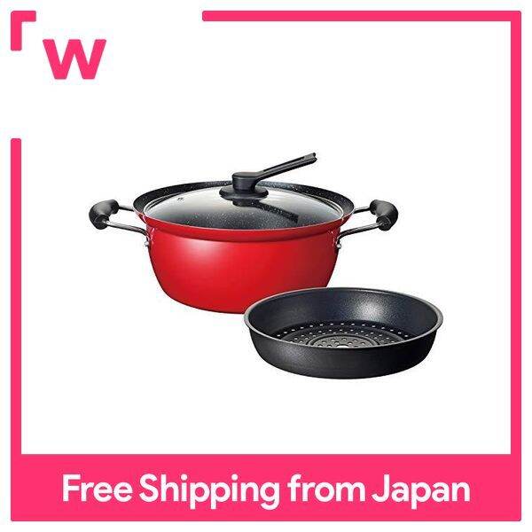 Wahei Freiz Two-handed pan that does not easily spill 24 cm with ...