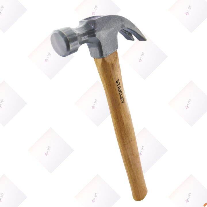 [100% ORIGINAL] STANLEY Wood Handle Claw Hammer / Tukul Besi 27mm 16oz ...