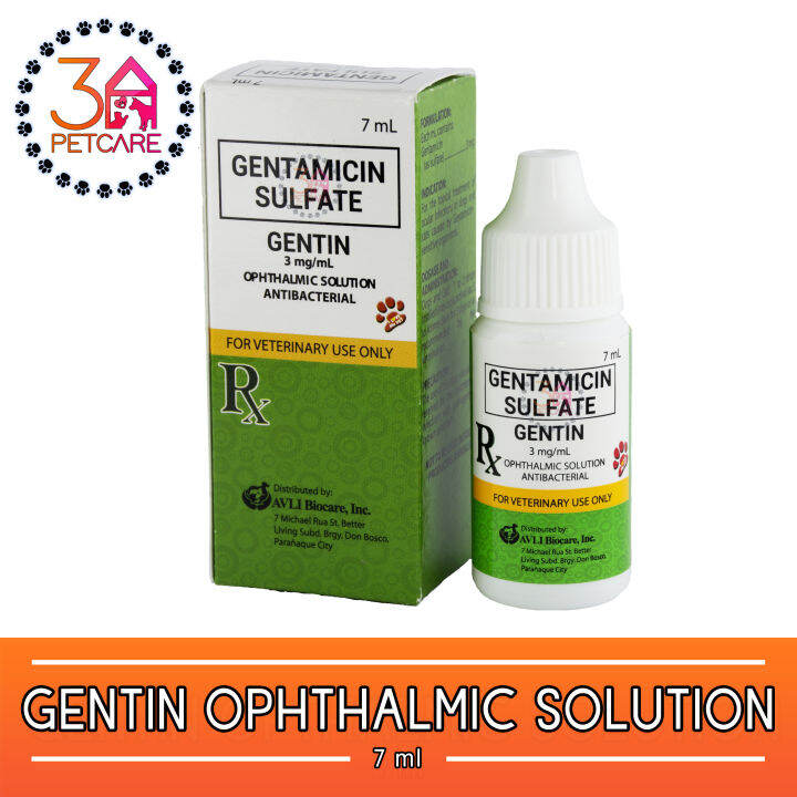 Gentin Eye Drops for Dogs and Cats (7ml) | Lazada PH