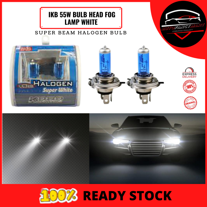 IKB 55W WAJA WIRA MYVI ALZA VIVA CITY VIOS BULB HEAD LAMP FOG LAMP H1 ...