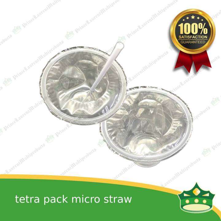 [1 kilo] zesto straw micro plastic white straw with sharp tip to ...