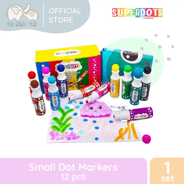 Superdots Small Dot Markers 12pcs | Lazada PH