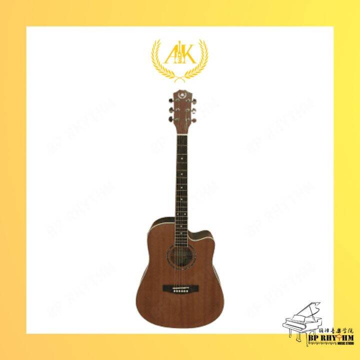A&K 41" Acoustic Guitar AK-330 CEQ with Built in Tuner | Lazada