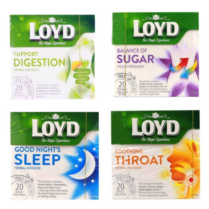 Loyd The Magic Experience Support Digestion/ Sugar Balance / Good Night ...