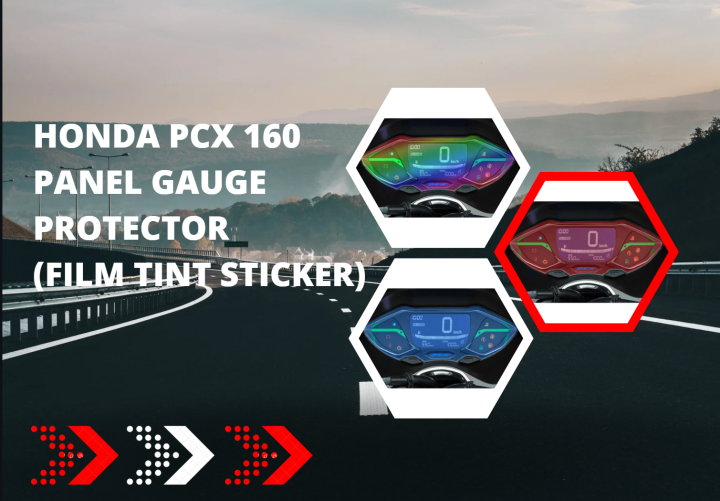 Honda PCX 160 - Panel Gauge (Film Tint Sticker Protector) | Lazada PH