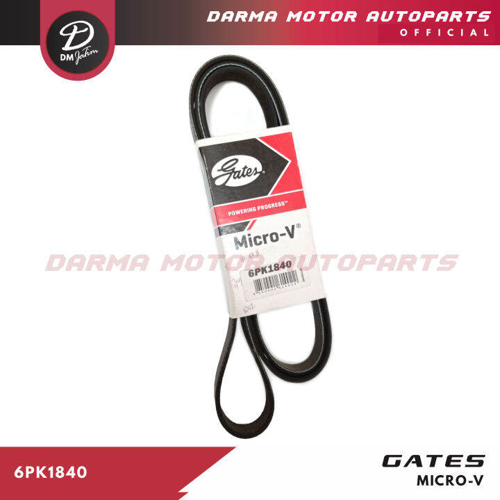 6PK1840 Fan Belt Mazda 2 Merk Gates Ukuran High Quality | Lazada Indonesia