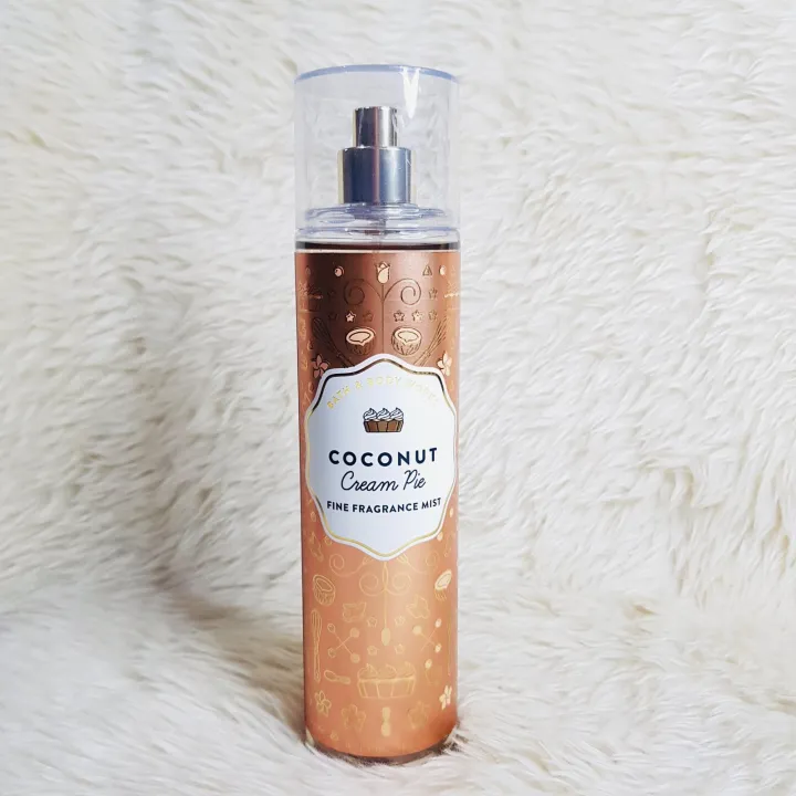 Authentic Bath & Body Works Coconut Cream Pie Fragrance Mist 236ml ...