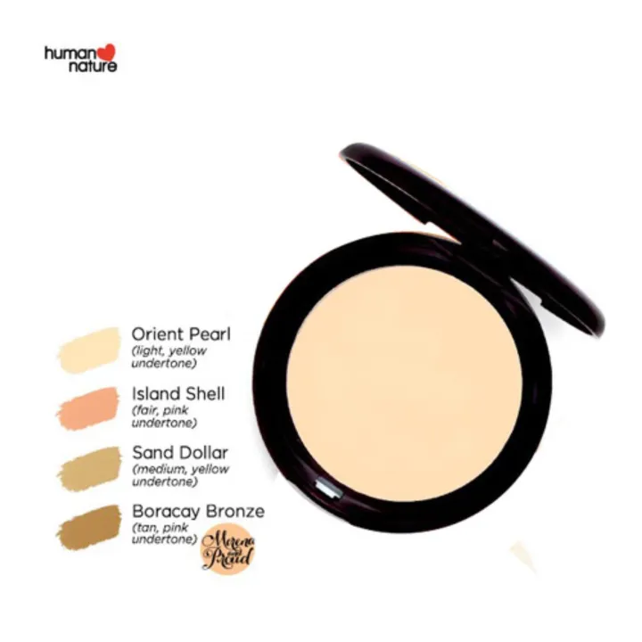 Human Nature Boracay Bronze Mineral Pressed Powder 9g (Medium Pink ...