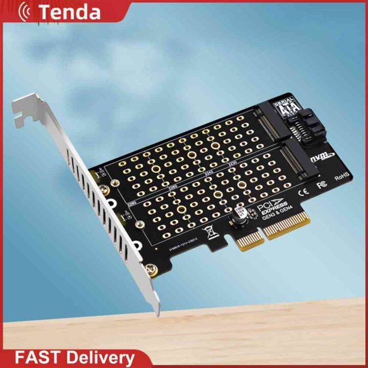 Docking bo mạch mở rộng Dual-bay mini SSD để PCIe Bộ chuyển đổi SATA ...