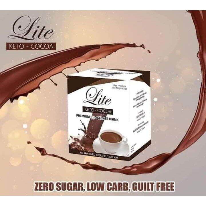 16 in 1 Lite Keto-Cocoa Premium Chocolate Drink 10 Sachets - 1 Box ...