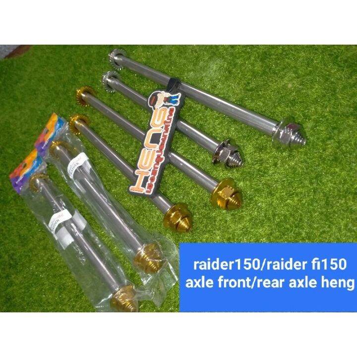 moto ️Heng Axle for Raider 150 carb /raider fi sold separate or set ...