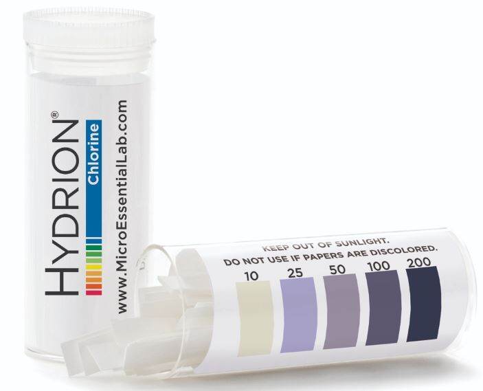 Hydrion Chlorine Test Strips 200 Strips 10-200 ppm | Lazada PH