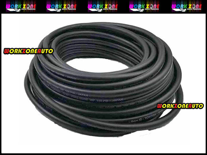 Rubber Fuel Hose 6mm Diameter x 1 Meter Length Yokowa | Lazada